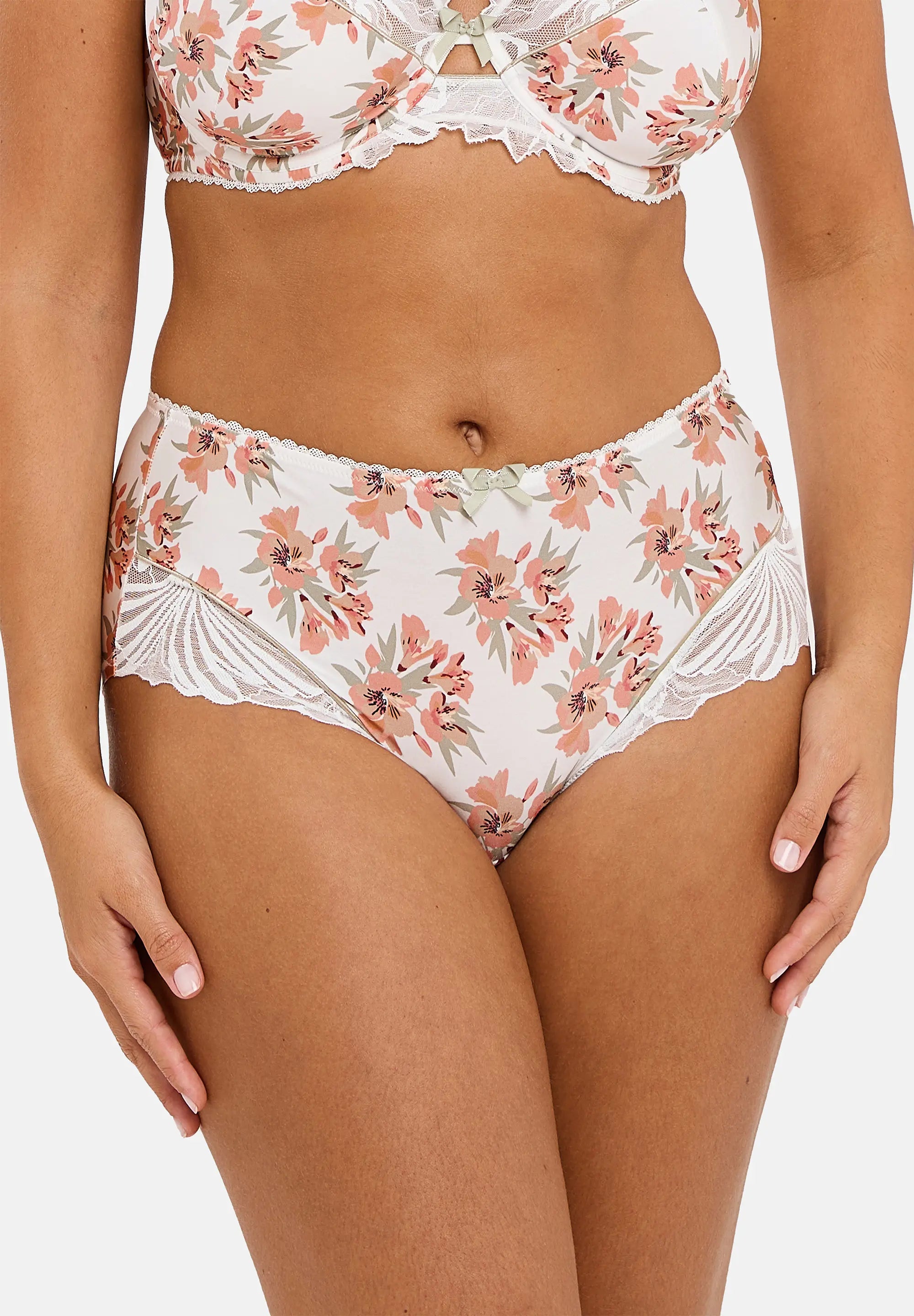 Shorty Oriane - Blanc Vert | Sans Complexe