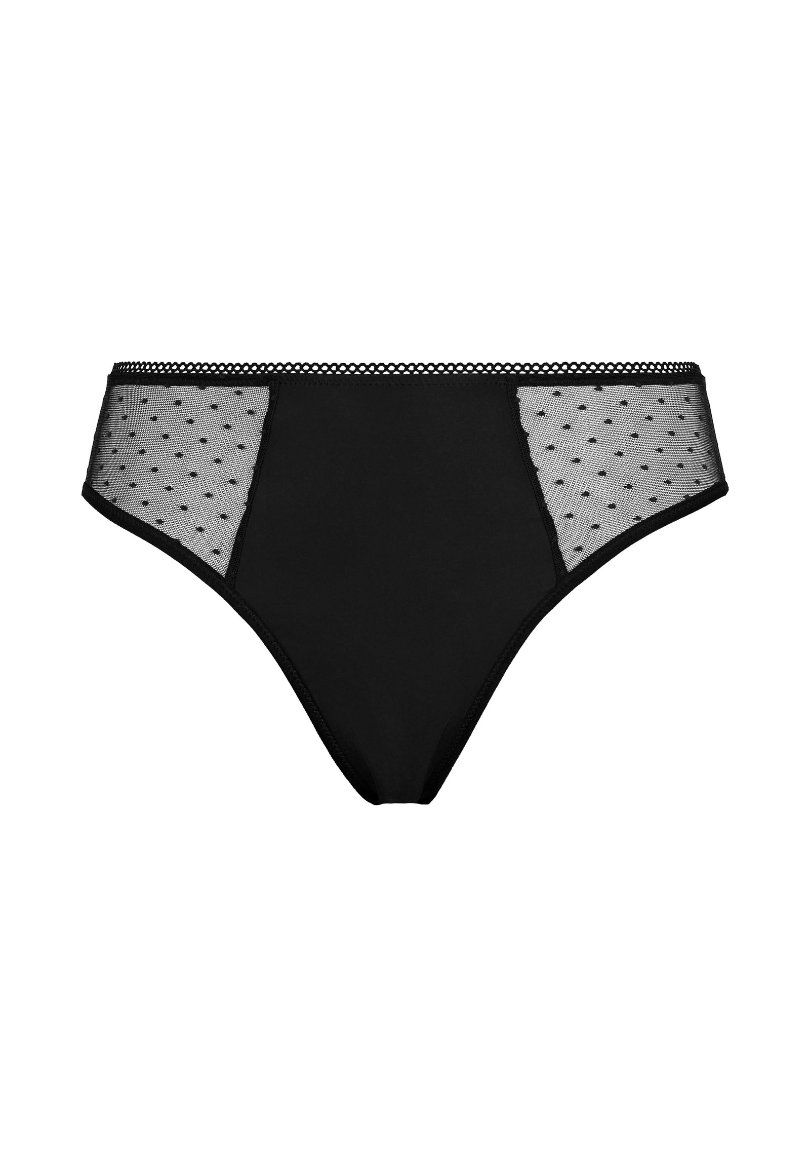Slip menstruel Miss Sans Complexe - Rosie Noir - Lingerie Grande Taille